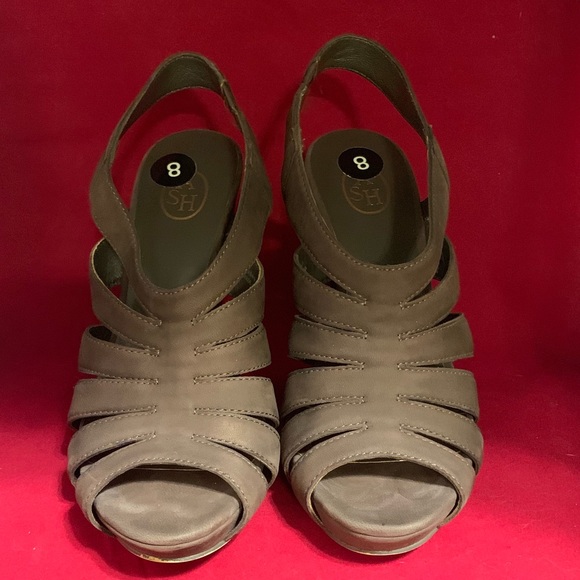 Ash | Shoes | Ash Megan Leather Wedge Sandal Sz 8 | Poshmark